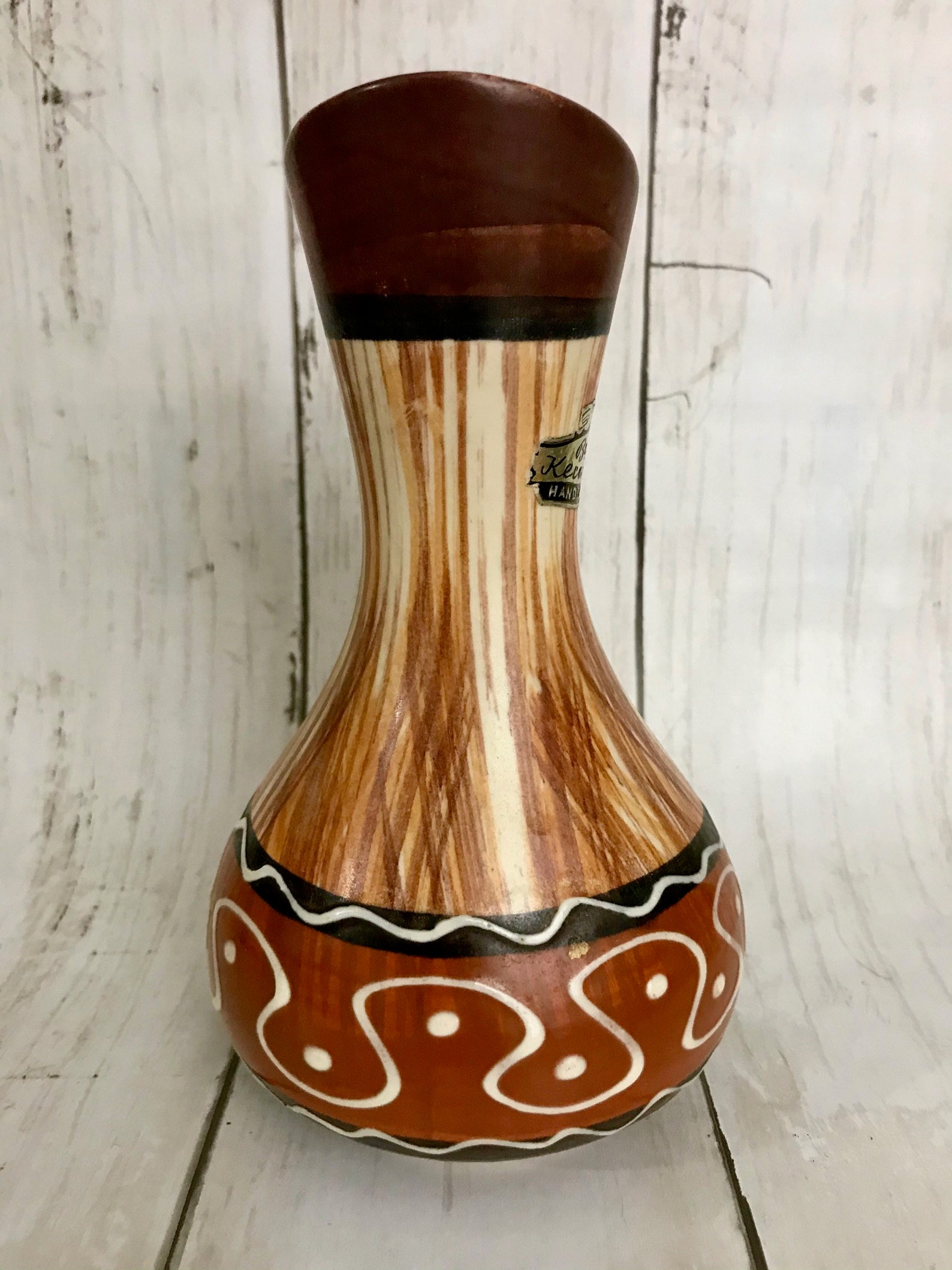 Bay Keramik West German Hand Painted Handgemalt Pottery Vase - Etsy Canada