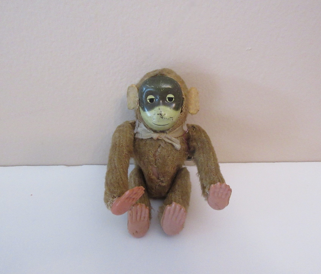 RARE Vintage Mechanical Little Toy Monkey Wind up Toy, 1950's - Etsy