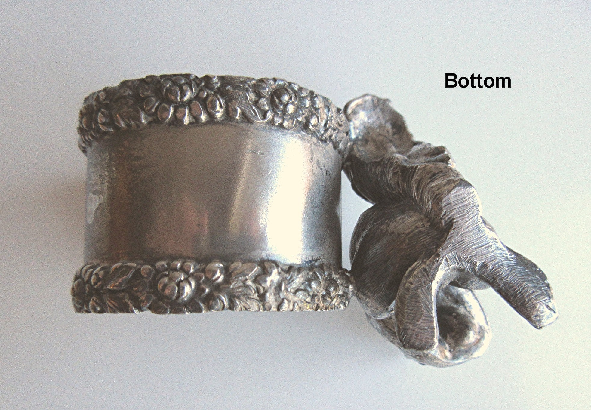 Victorian Silver Plate Squirrel Napkin Ring Antique Repousse | Etsy