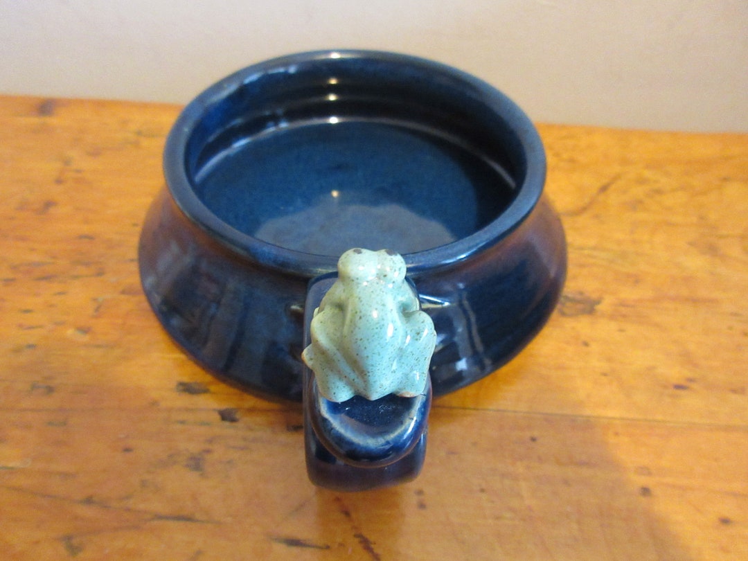 Rare Hand Made Paragon Pottery Mug, With Pottery Frog, Made in Nova ...
