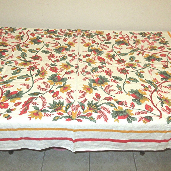 Bright Tablecloth - Etsy