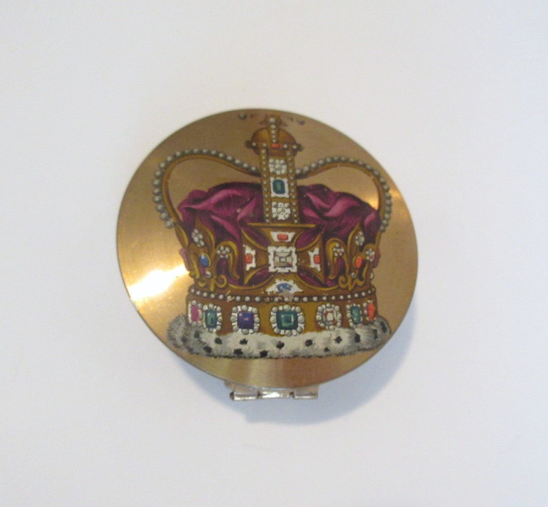 Rare Coronation Lipstick Compact Queen Elizabeth 1953, Stratton Compact ...