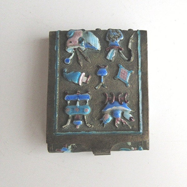 Chinese Enamel Box - Etsy