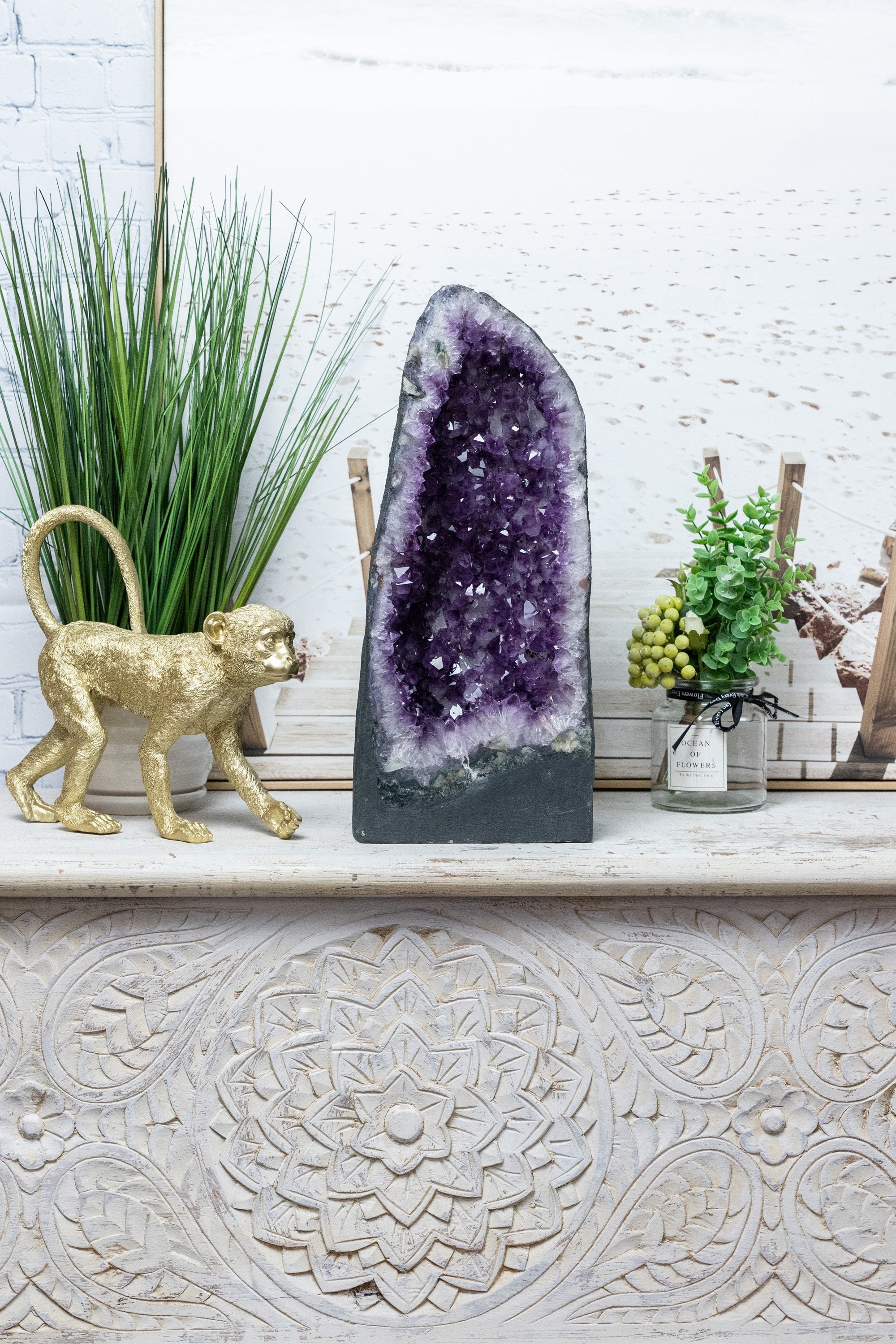 Quality Amethyst Cathedral 17 Tall and 38 Lb Brazilian Amethyst ...