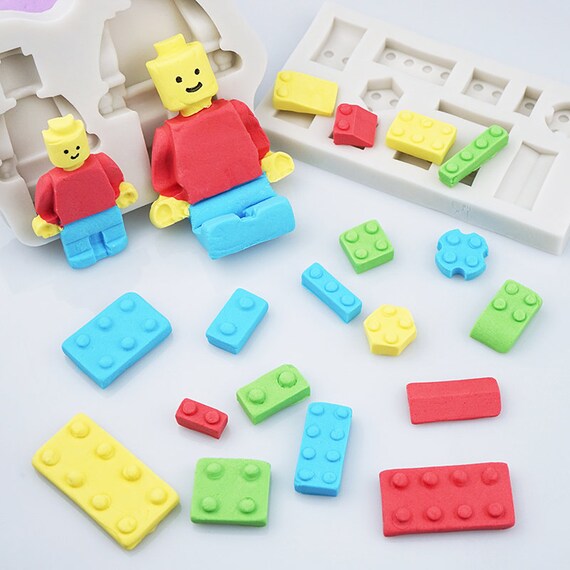 Lego Blocks Mold LEGO Mold Silicone Mould Fondant Mold | Etsy