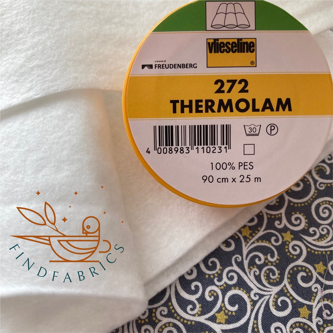 Vilene Thermolam Quilt Wadding | 36″ (90cm) Wide Compressed Fleece ...