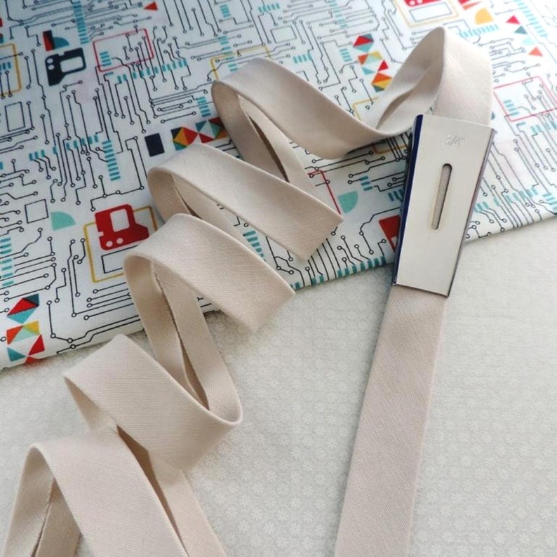STRETCH Handmade Bias Binding Tape ~ 18mm / 25mm / 30mm ~ Cotton ...