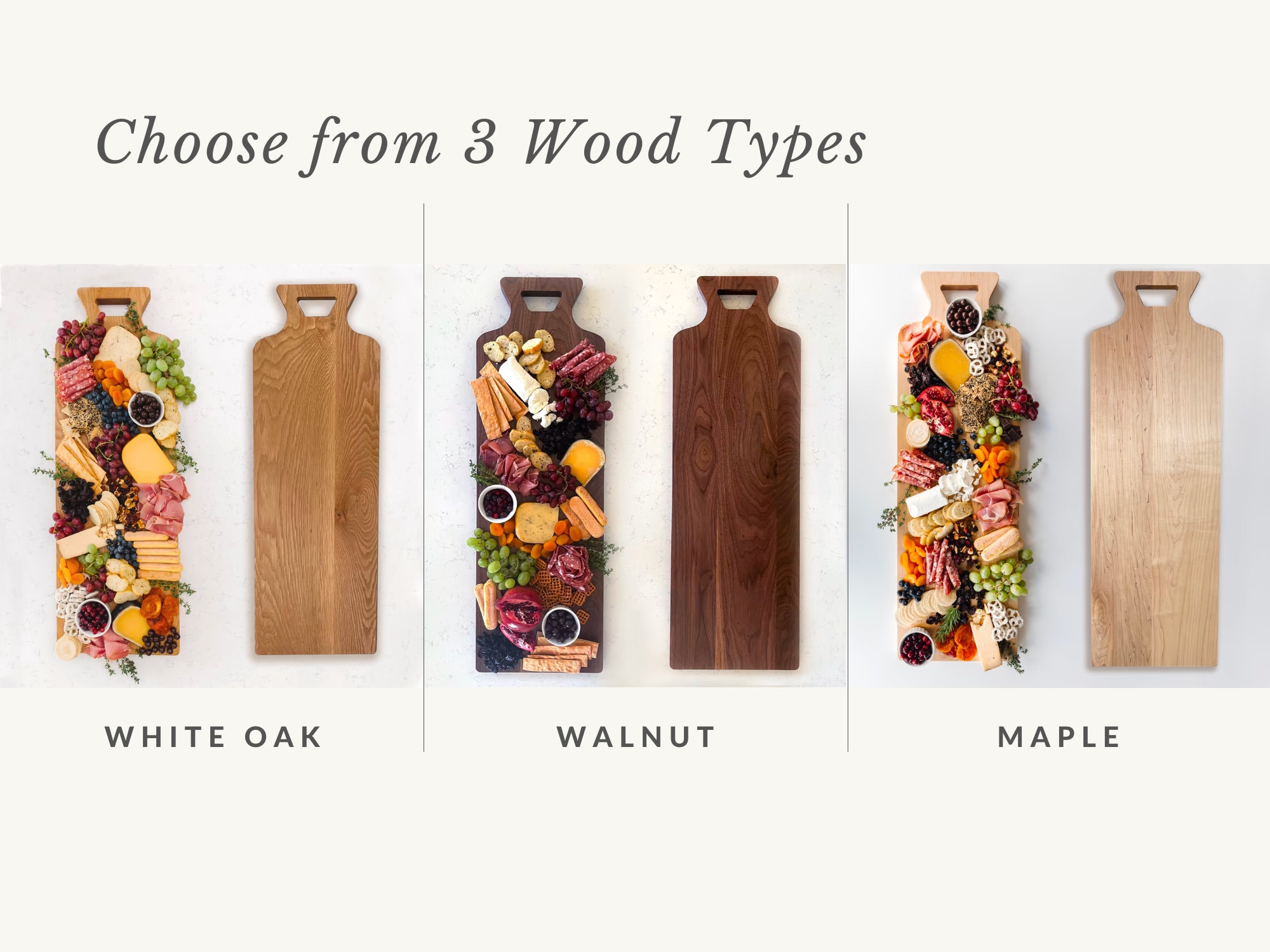 Extra Long Charcuterie Board Extra Large Wood Serving Tray - Etsy