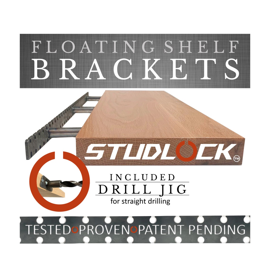 Studlock™ Standard Floating Shelf Bracket for EZ Mount™ | Etsy