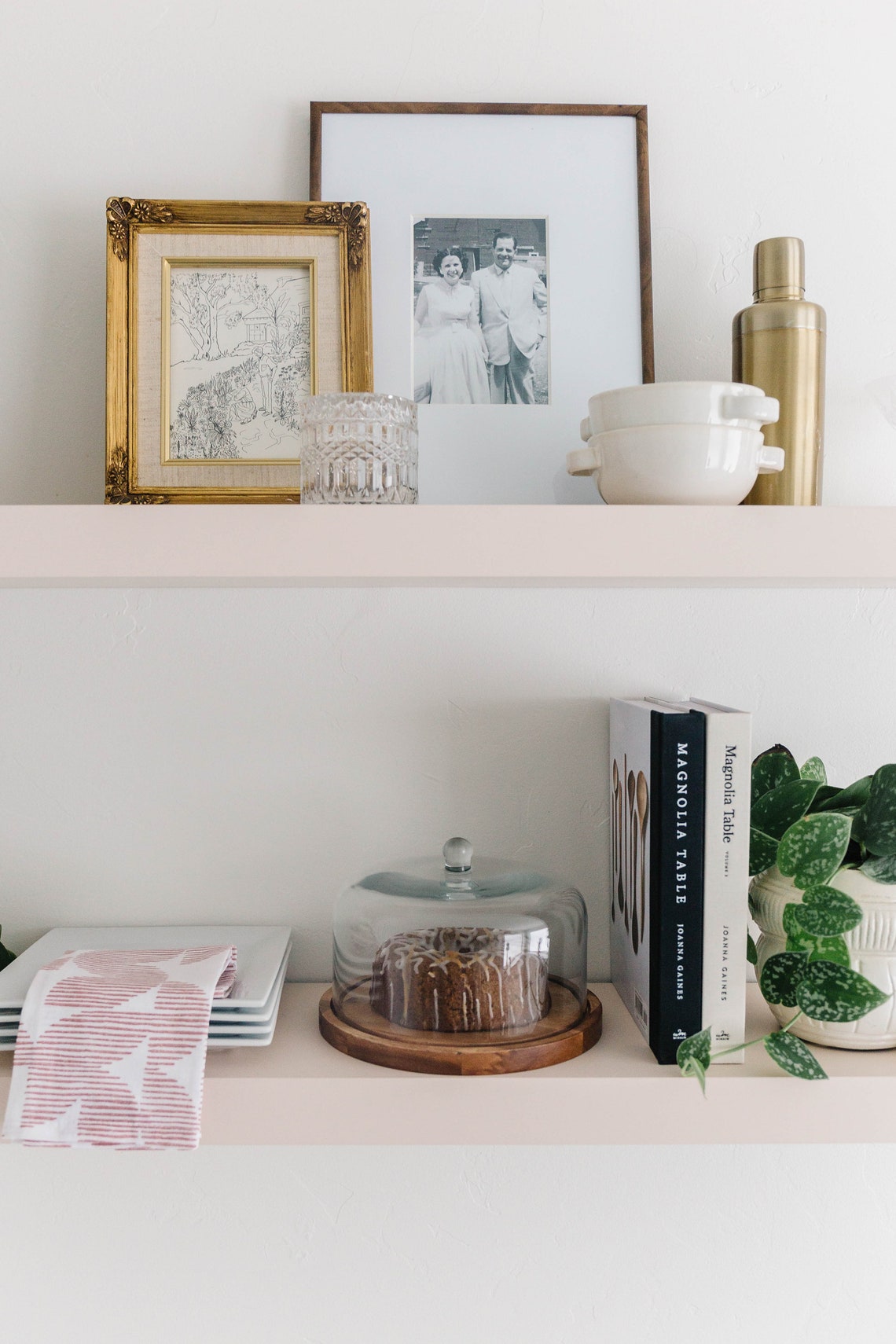 Pink Painted Floating Shelf Custom Length and Depth With - Etsy