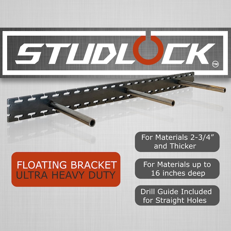 Studlock Slidelock ™ Mantel Floating Shelf Bracket | 2-1/2” Tall ...