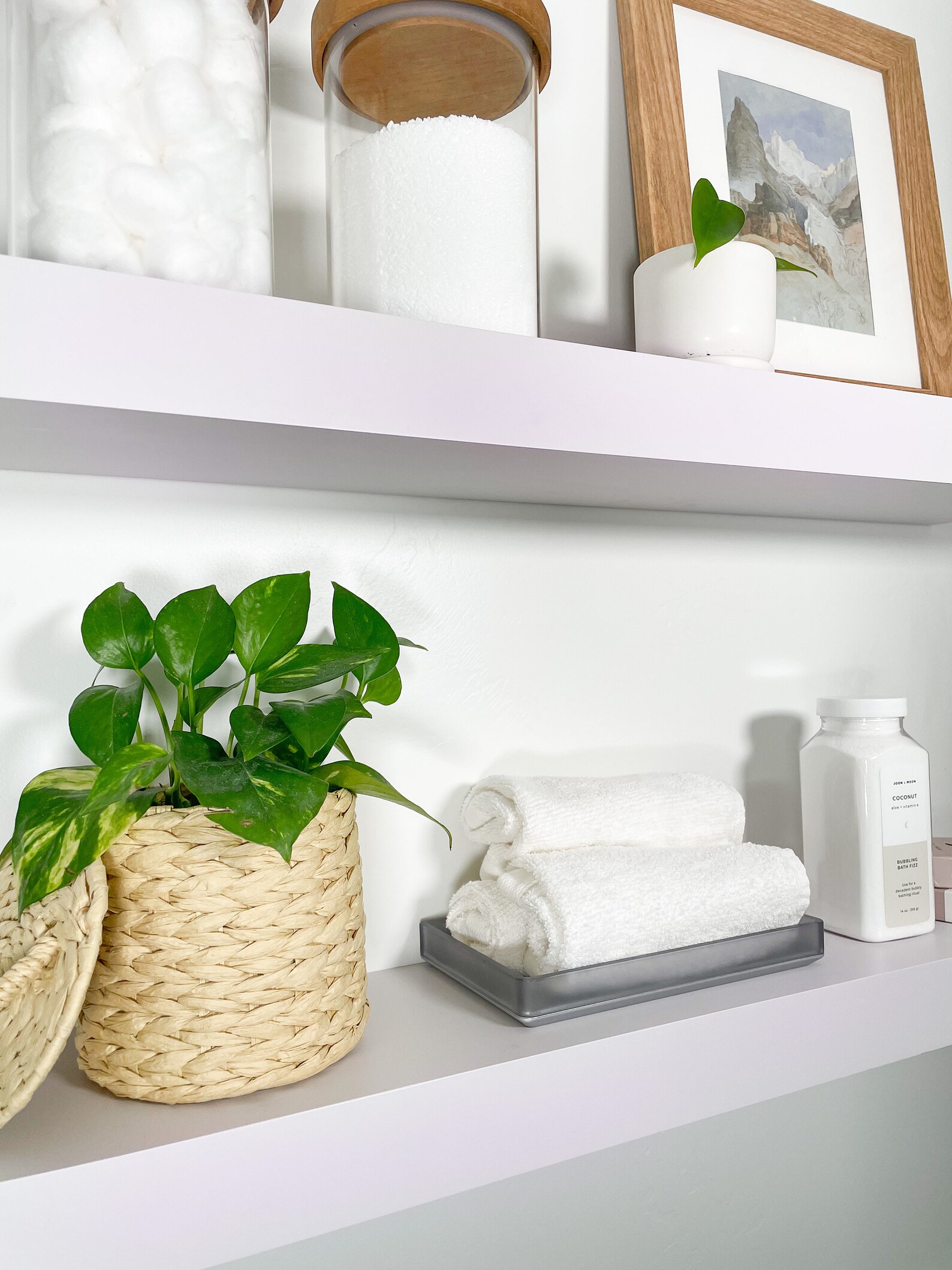 Violet Floating Shelves Custom Floating Shelves With Hidden - Etsy