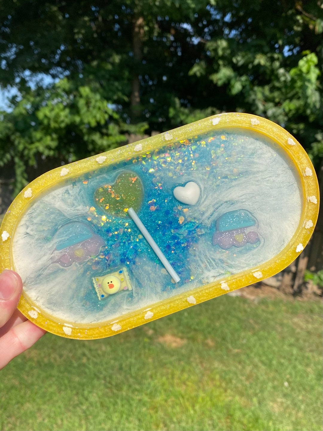 Kawaii Candy UFO Resin Tray, Trinket Tray - Etsy