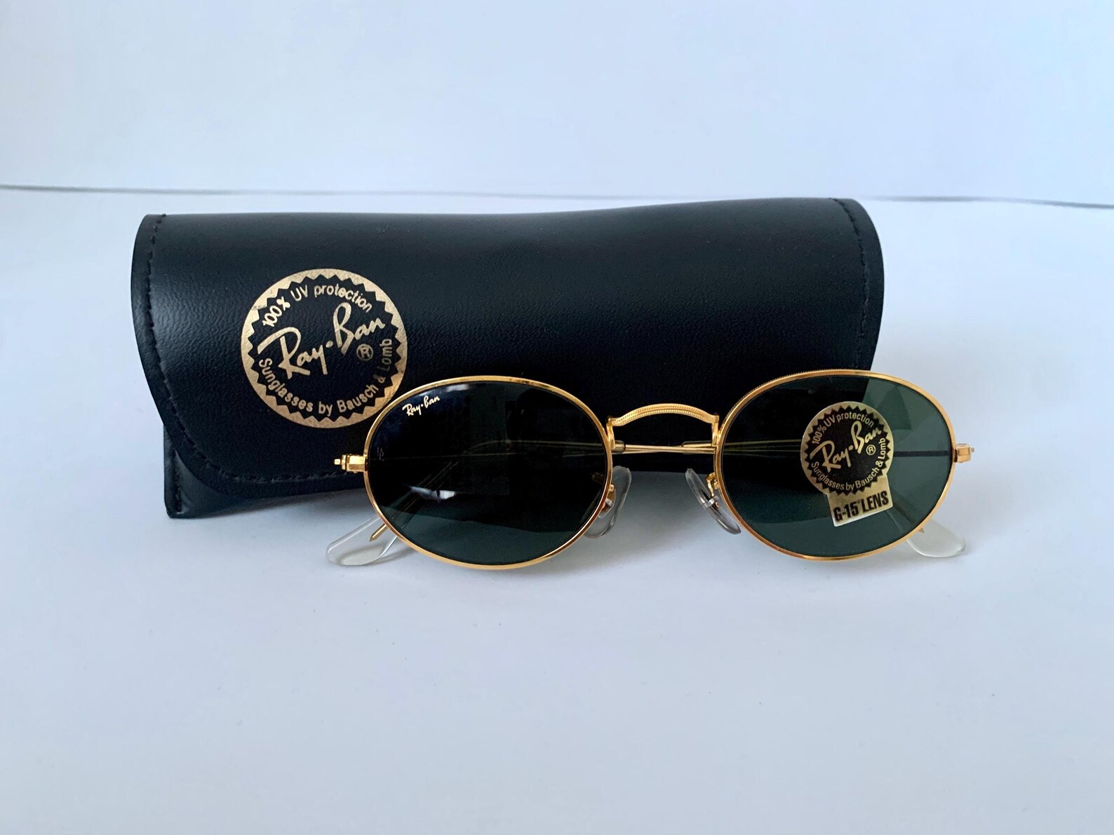 Ray Ban B&L USA Vintage Sunglasses W0976 Classic Oval Gold - Etsy