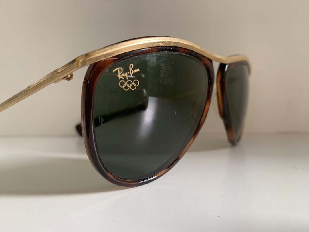 Ray Ban B&L USA Vintage Sunglasses - Wayfarer W0640 Olympian Aviator ...