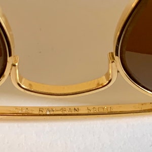 Ray Ban B&L USA - 58mm Aviator - Etsy