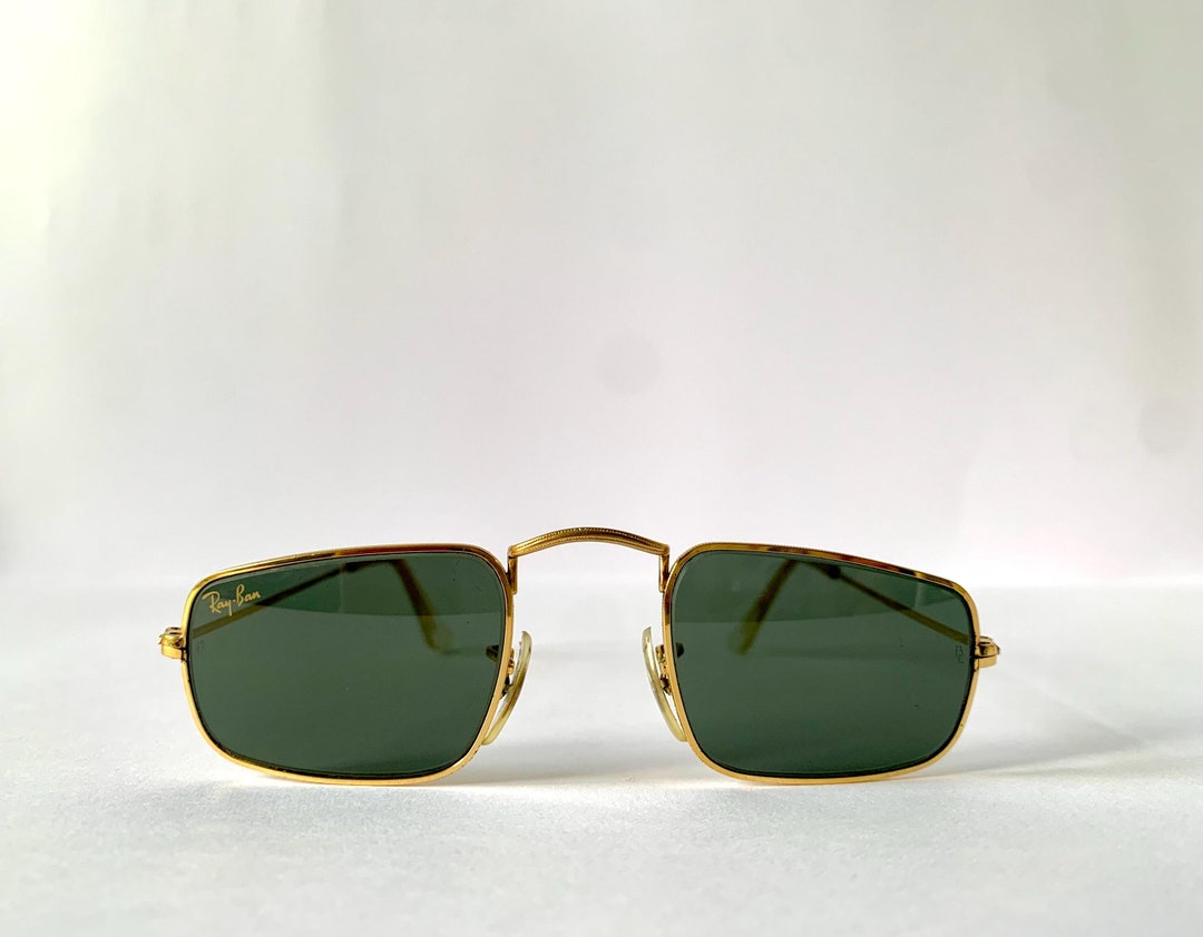 Ray Ban B&L USA 90s Vintage Sunglasses W0983 Golden Frame - Etsy