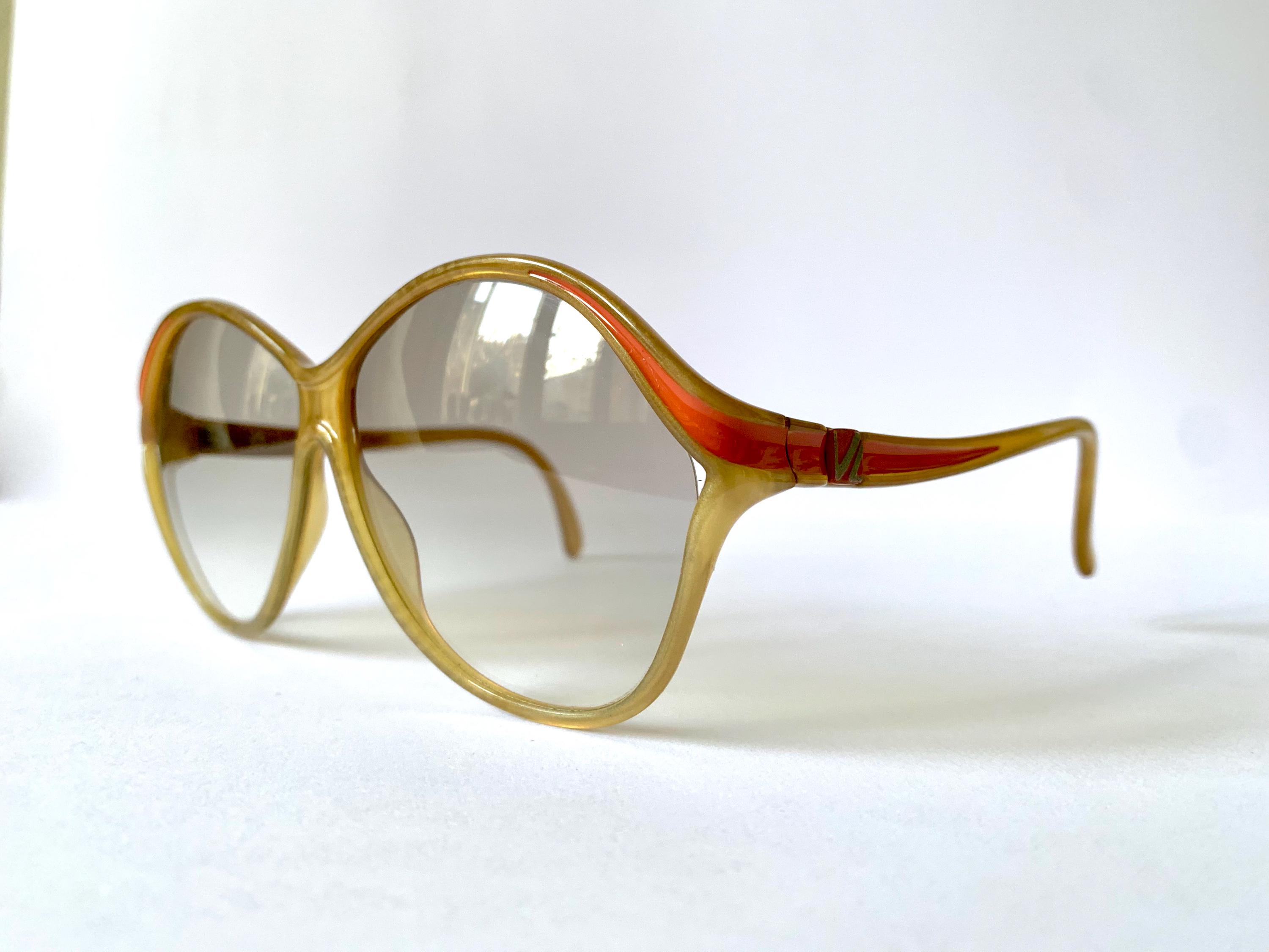 Viennaline Optyl 70s Sunglasses Yellow XL Oversized Vintage Frames - Etsy