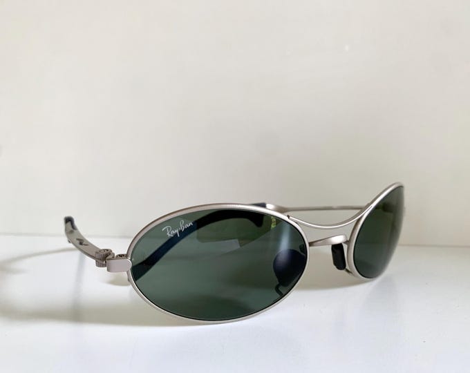 Ray Ban B&L Orbs USA Vintage Sunglasses - NOS W2177 Orbs Oval Silver ...