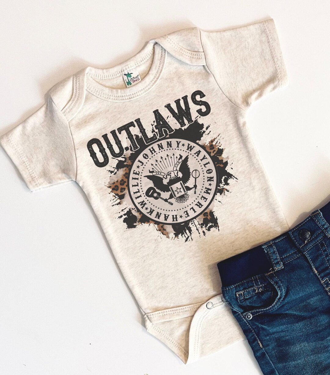 Baby Band Bodysuit Tee, Country Music Baby Tee Bodysuit, Western Baby ...