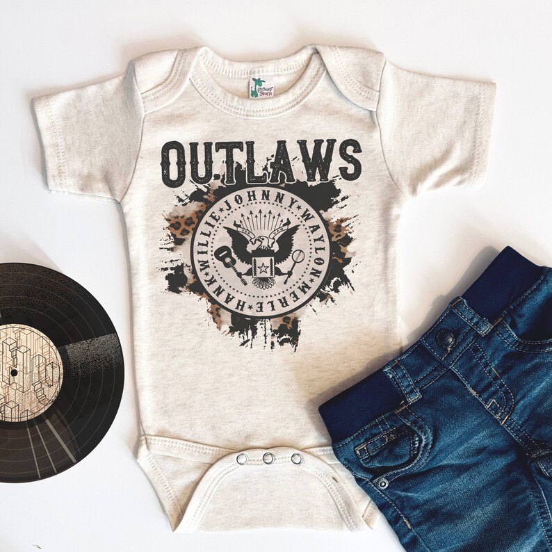 Baby Band Bodysuit Tee, Country Music Baby Tee Bodysuit, Western Baby ...