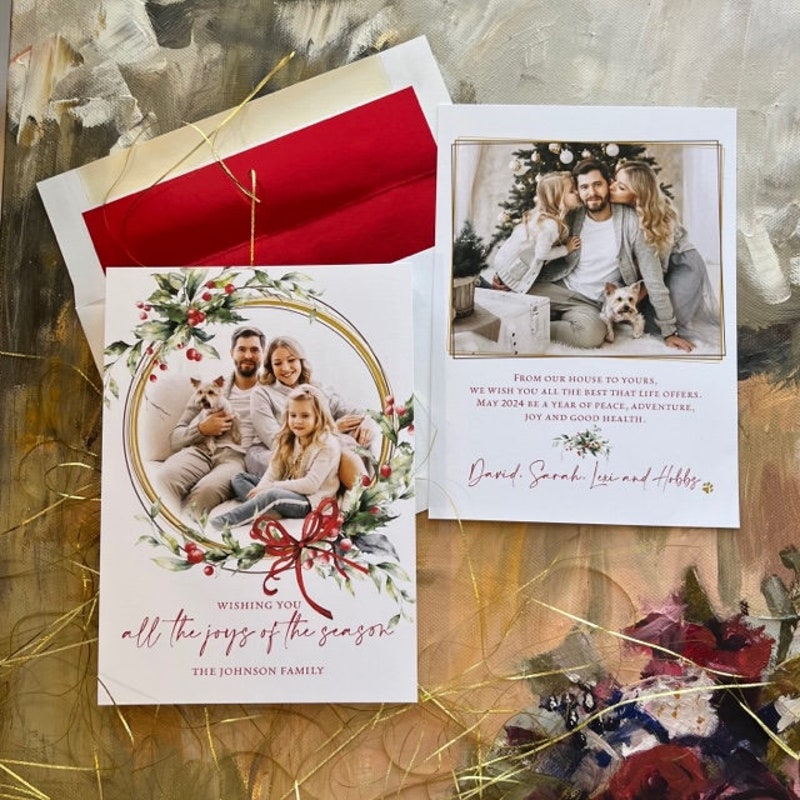 Holiday Cards Personalized - Etsy