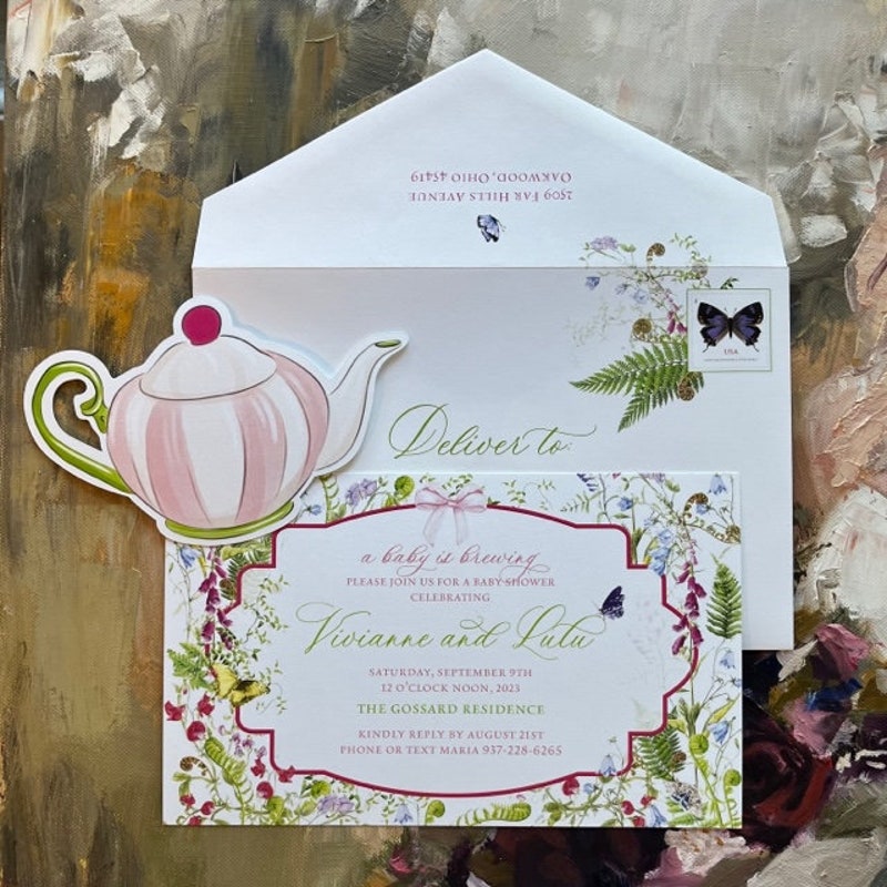 Teapot Invitations - Etsy