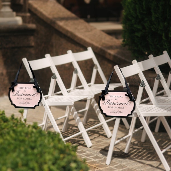 Reserved Row Sign - Etsy