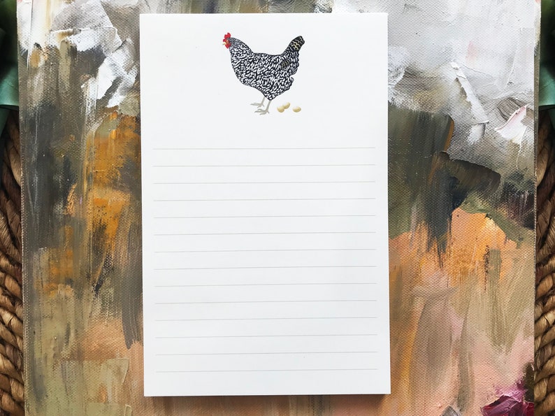 Chicken Stationery Notepad Writing Paper That Makes a Great - Etsy