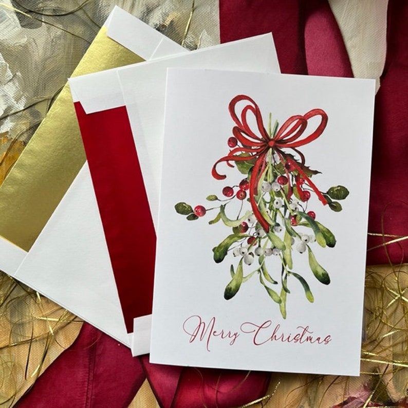 Christmas Cards Personalized Holiday Cards Set of 8 Cards - Etsy