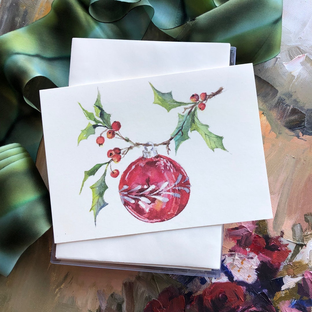 Christmas Cards Personalized Boxed Holiday Cards Set of 10 - Etsy