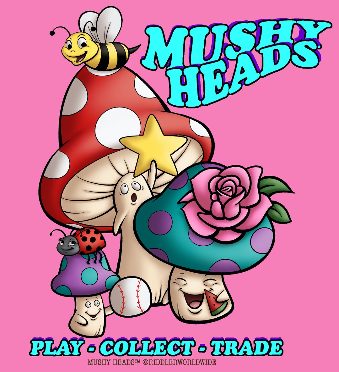 The Mushy Head Game Mystery Pack of 3 - Etsy