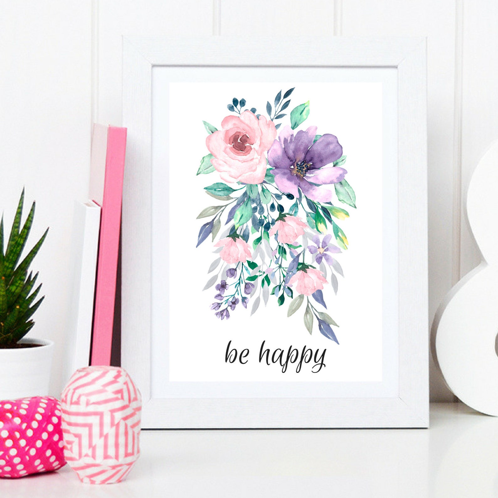 Watercolor Flowers Clipart Set Amalia Floral Clipart Wedding | Etsy