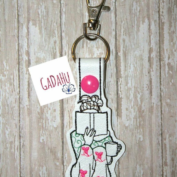 Book Key Chain - Etsy