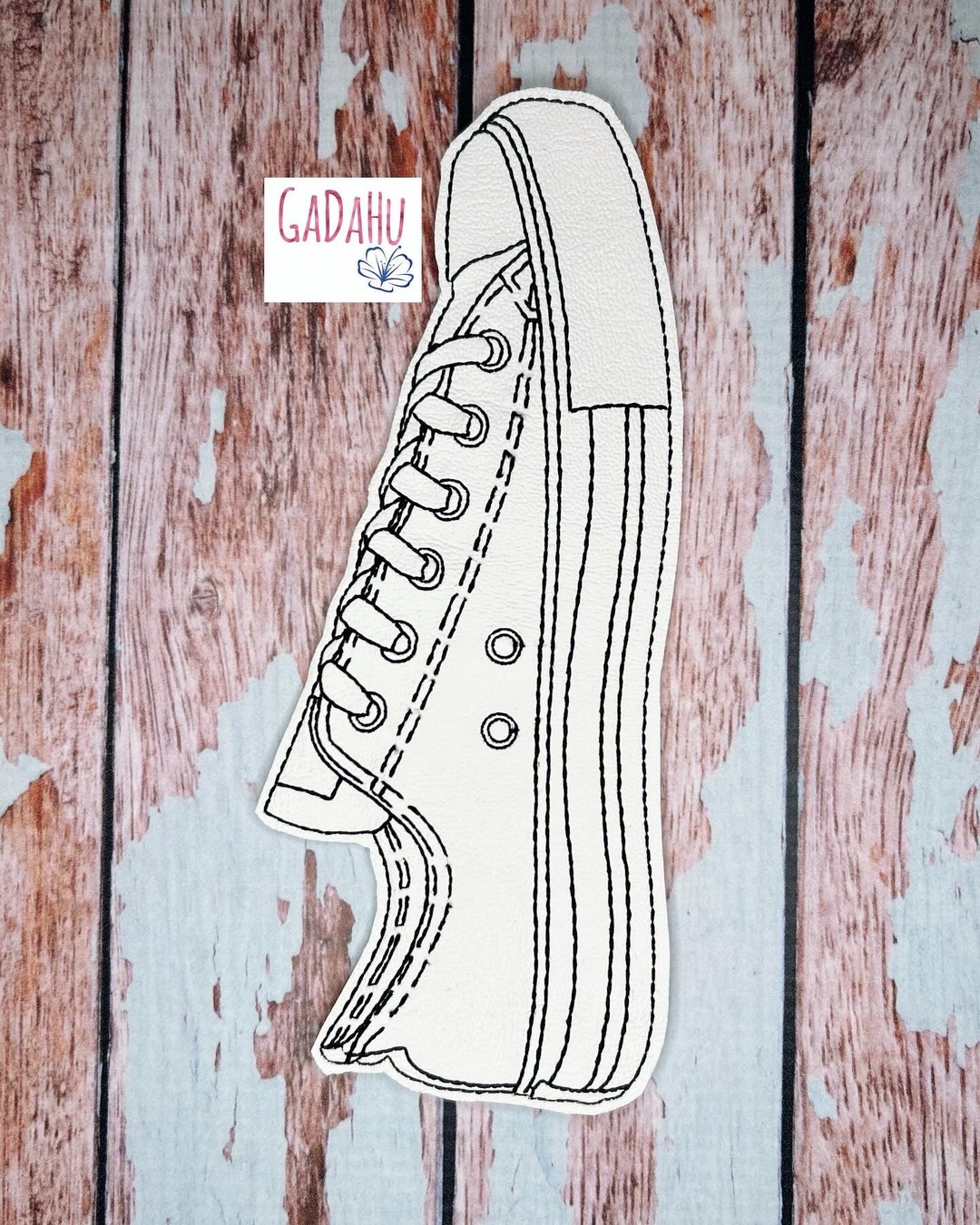 Shoe Bookmark ITH Embroidery Design 5x7 - Etsy