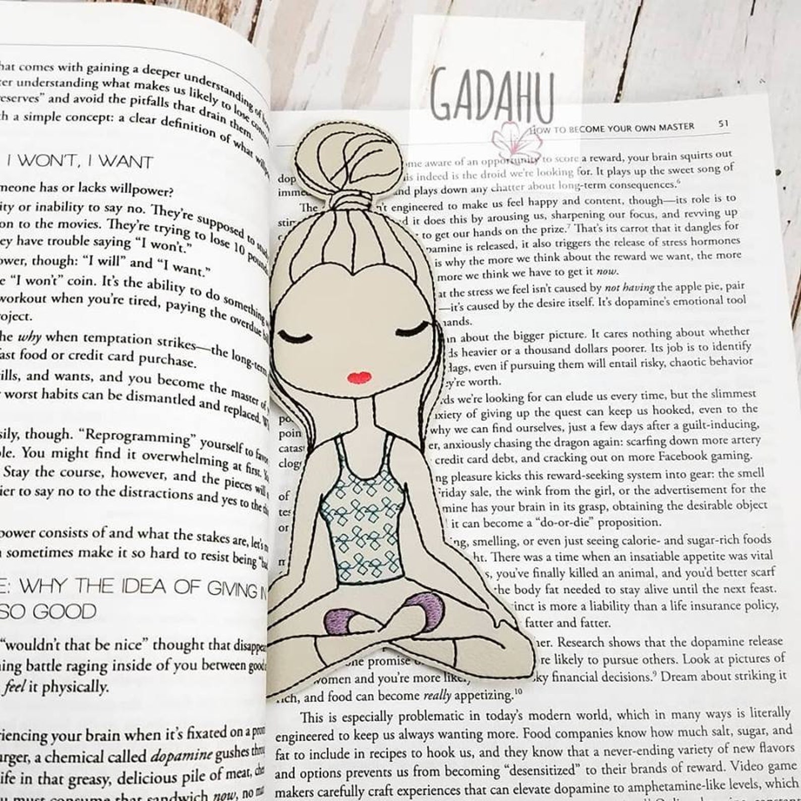 Yoga Girl Bookmark ITH Embroidery Design 4x4 / 5x7 | Etsy