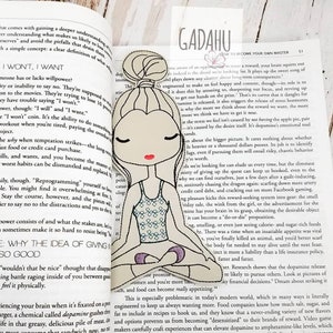 Yoga Girl Bookmark ITH Embroidery Design 4x4 / 5x7 - Etsy