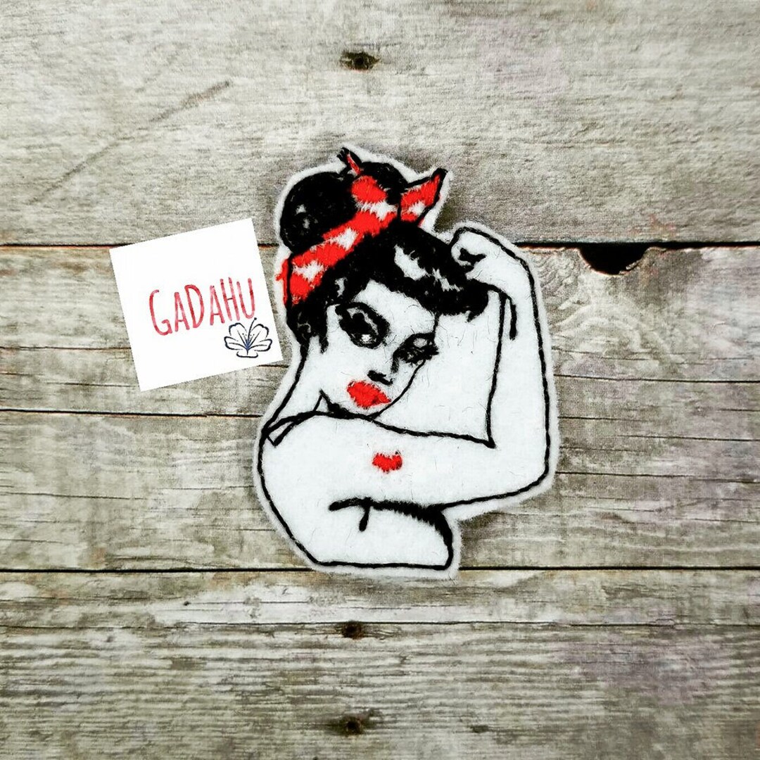 Girl Power Embroidery Design 4x4 Hoop Instant Download. Felties. - Etsy
