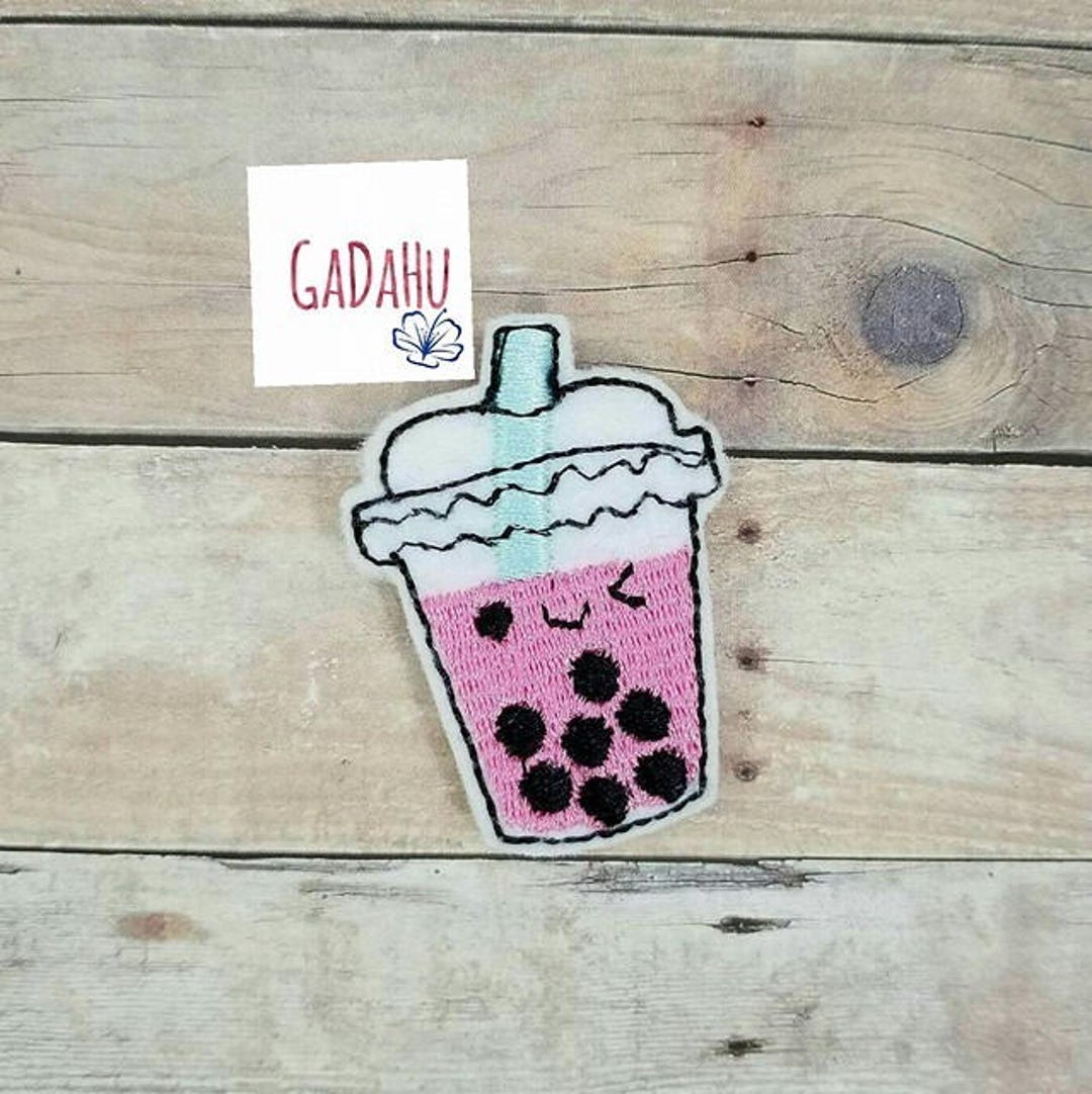 Boba Tea Feltie. Embroidery Design 4x4 5x7 Hoop Instant Download ...