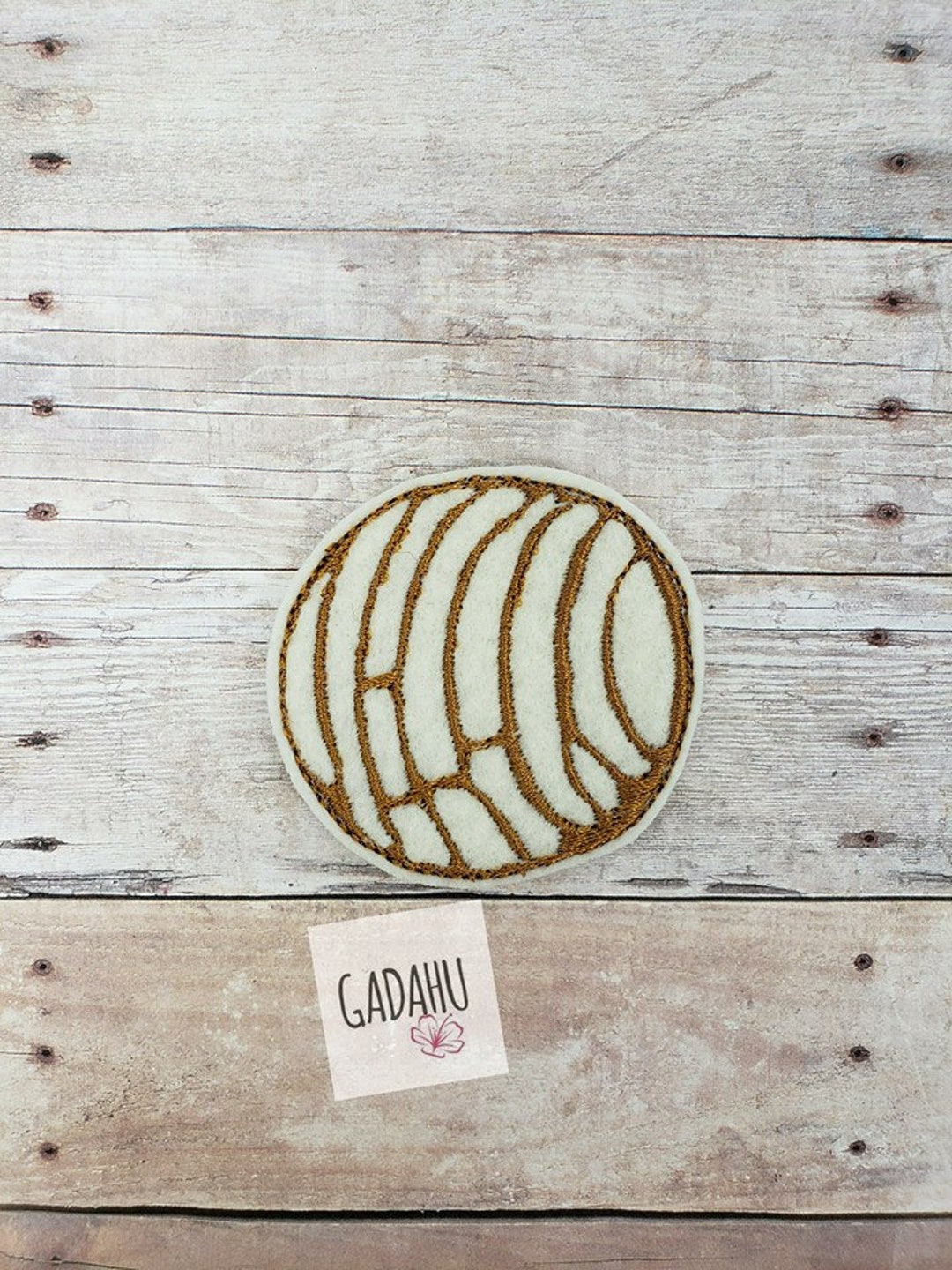 Concha Mexican Sweet Bread Girl Feltie 4x4 and 5x7 Hoop ITH Embroidery ...