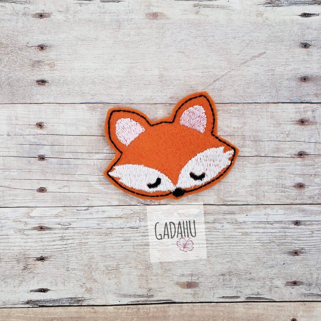 Cute Fox Feltie. Embroidery Design 4x4 Hoop Instant Download. Felties ...