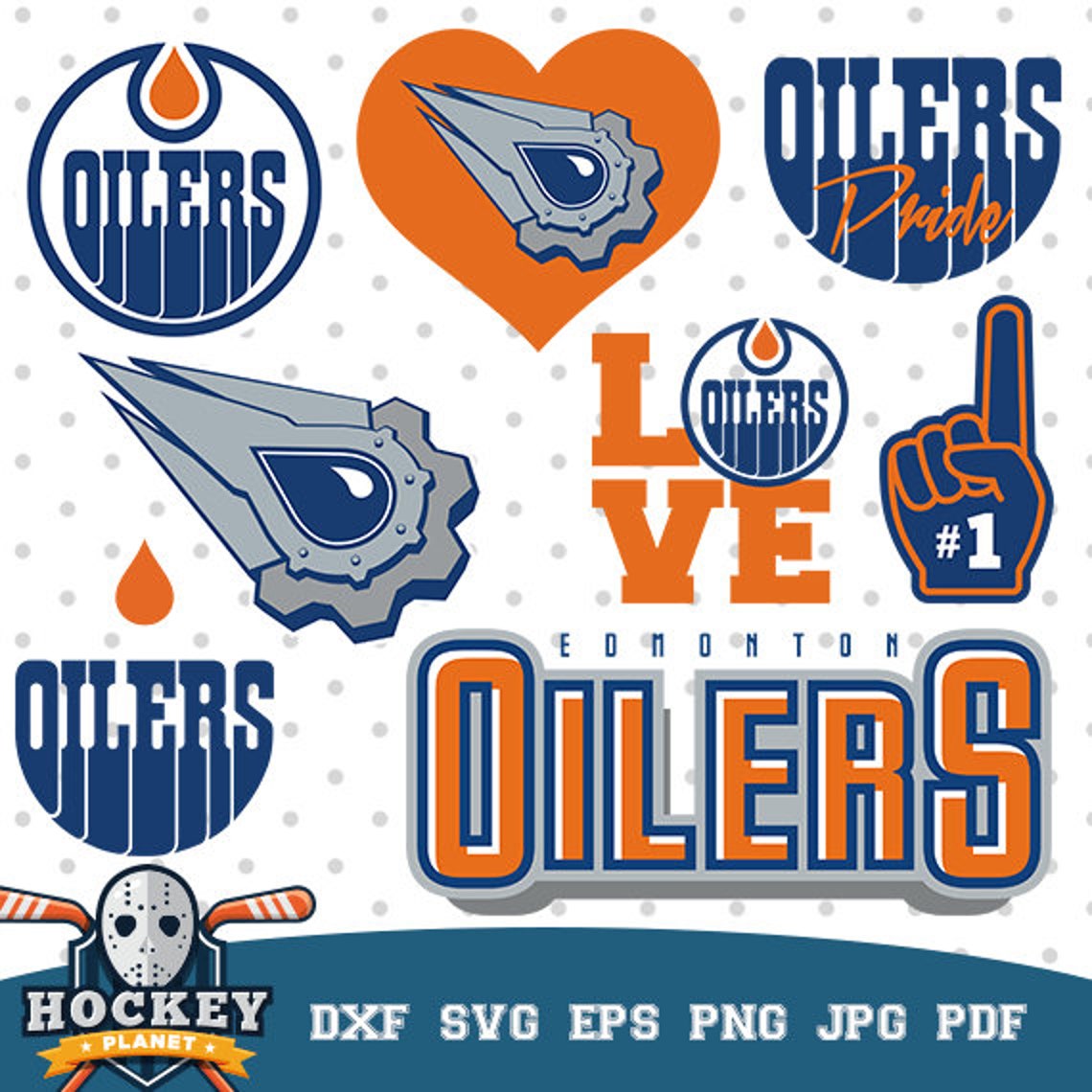 Edmonton Oilers Hockey Team Hockey logos hockey game hockey | Etsy