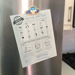 Customizable & Printable Family Contract, Family Agreement, House Rules ...