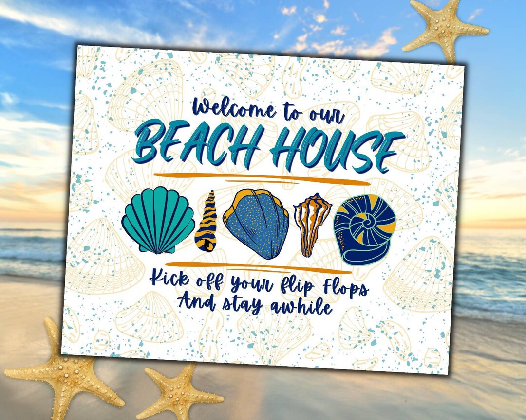 Instant Download Printable Sea Shell Decor, Hawaiian Wall Art Print ...