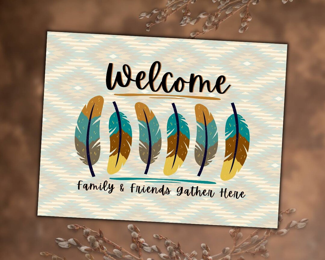 Instant Download Southwest Feather Printable, Native American Print ...