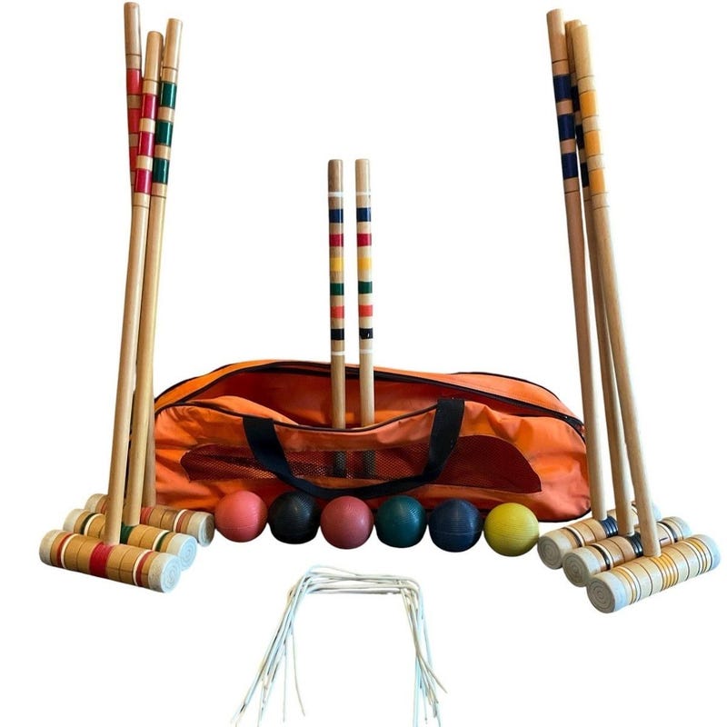 Croquet Set - Etsy UK
