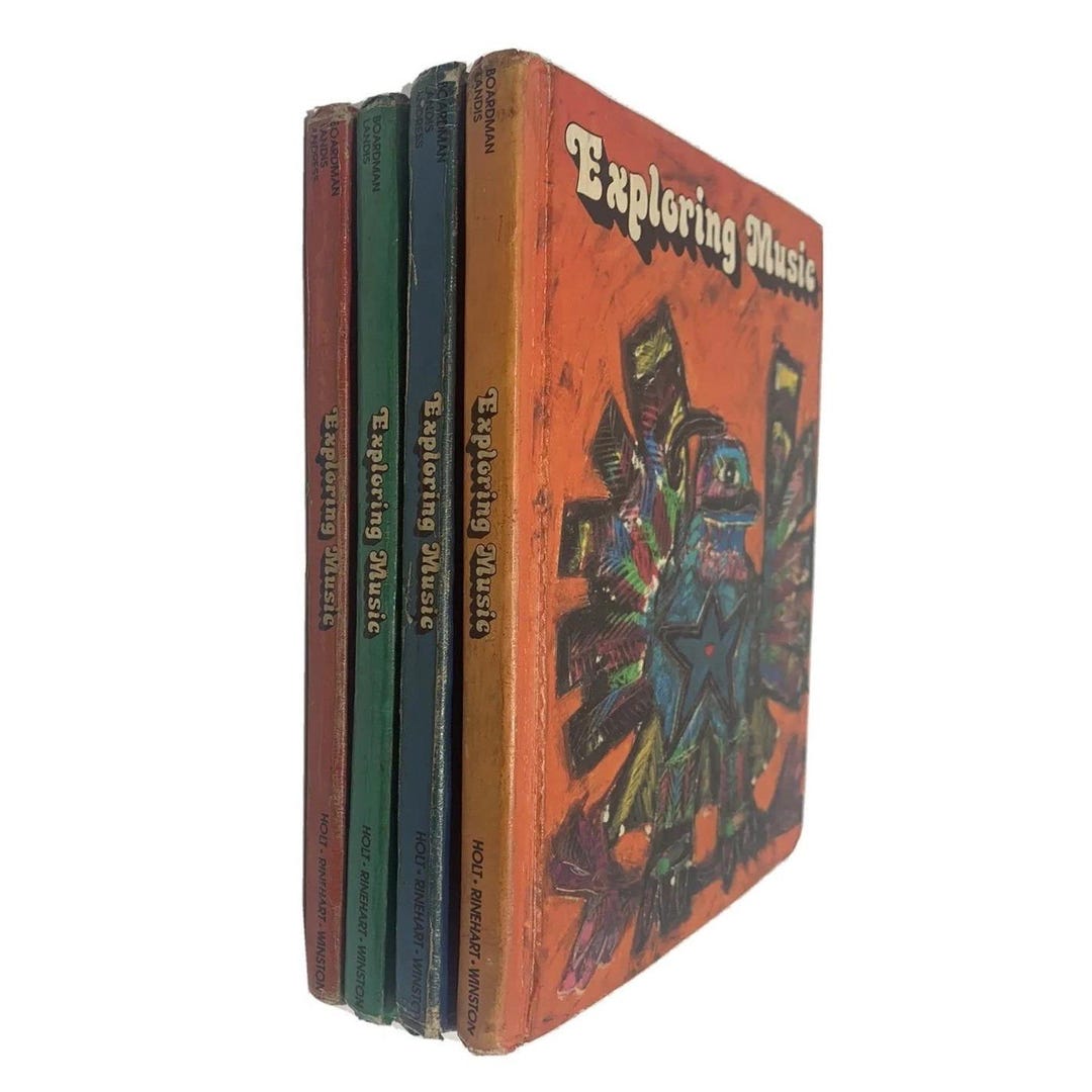 Exploring Music Textbooks 1970's Boardman Landis Home Lot of 4 Vintage ...