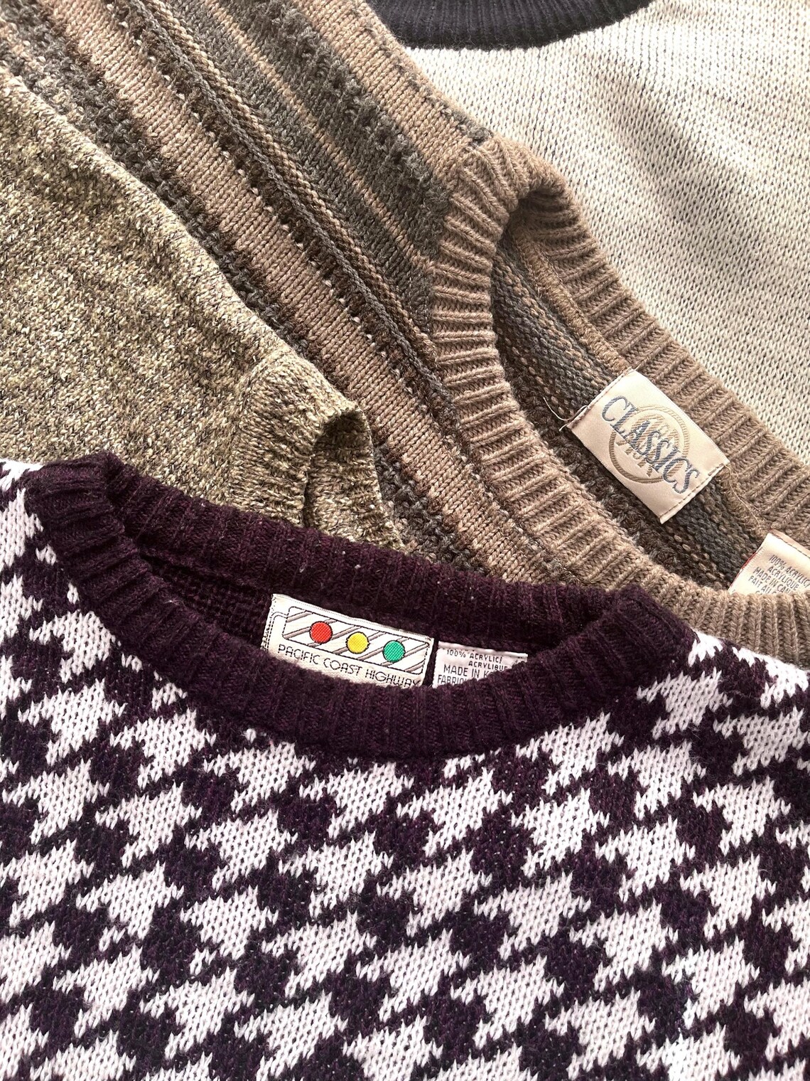 VINTAGE SWEATERS (MORE!) - 1970s/1980s/1990s Wool/acrylic/cotton ...