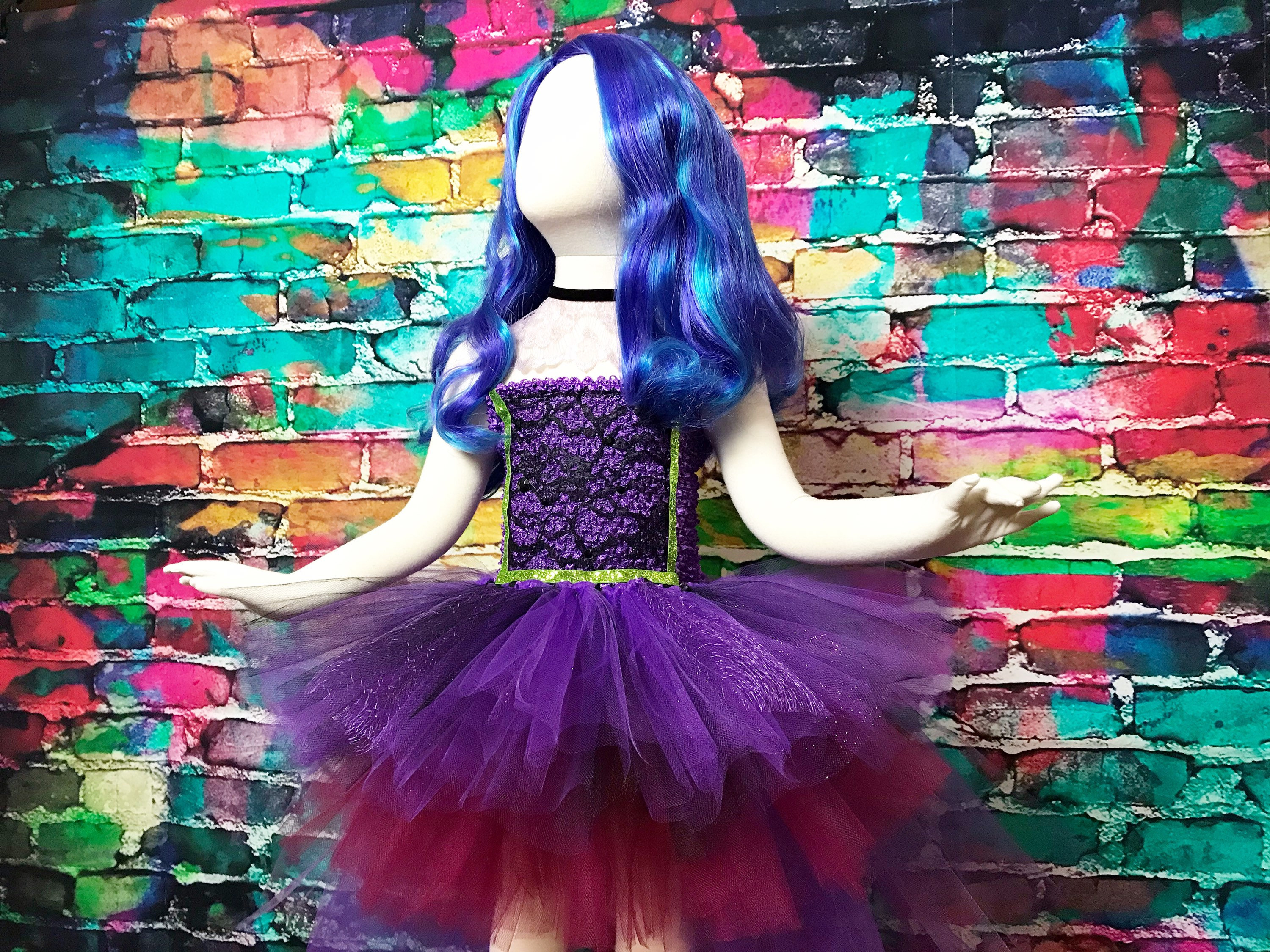 Mal Descendants 2 Inspired Dress Mal Dress Mal Costume Mal - Etsy