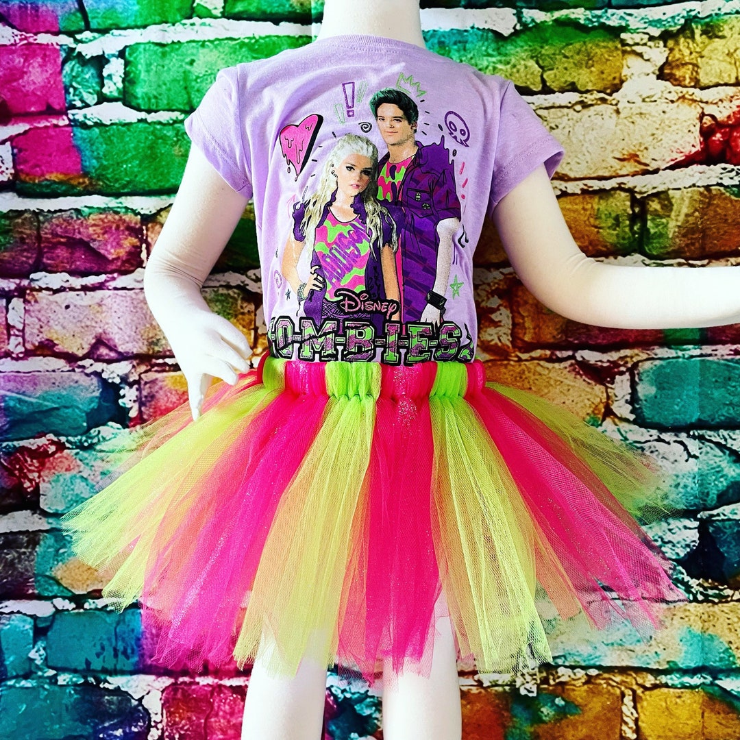 Zombies Addison Inspired Tutu Dress, Zombies inspiré Birthday Party ...